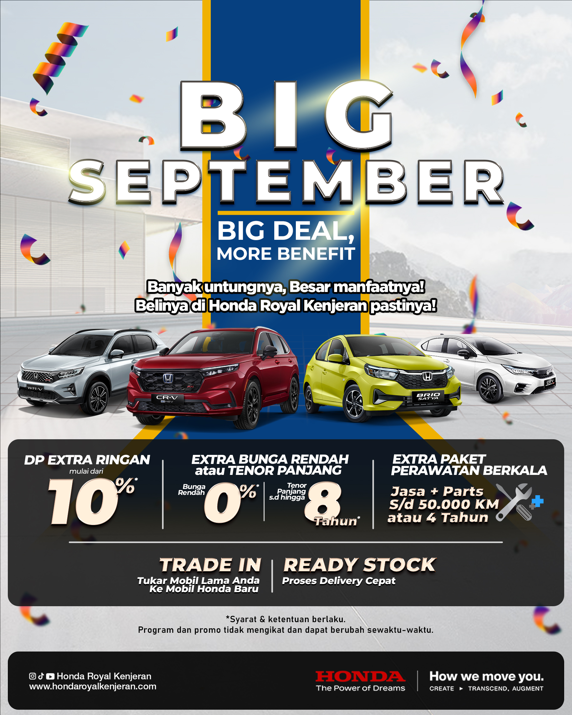 BIG SEPTEMBER: Big Deal, More Benefit! | Honda Royal Kenjeran Surabaya ...